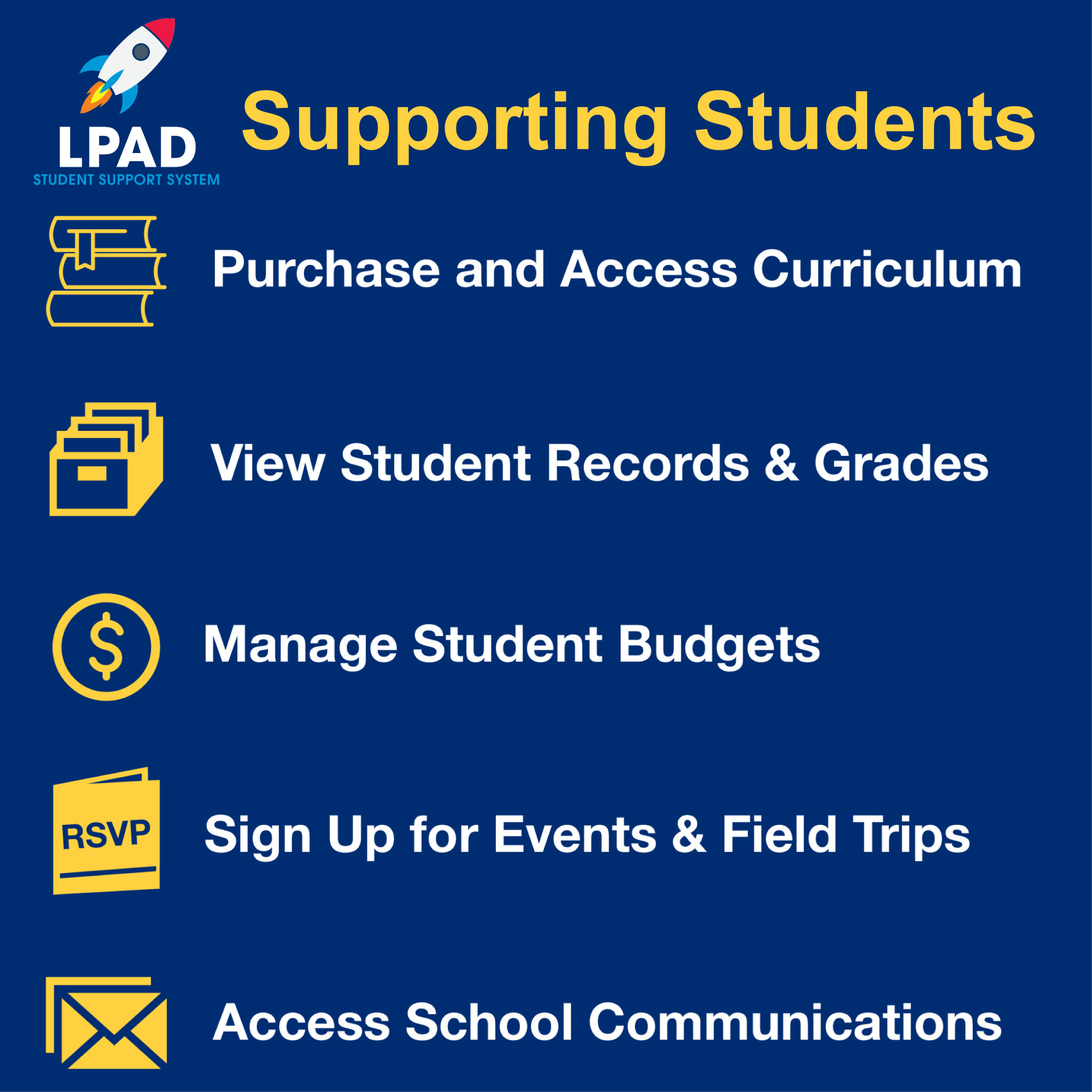 LPAD Student Support System - Visions In Education