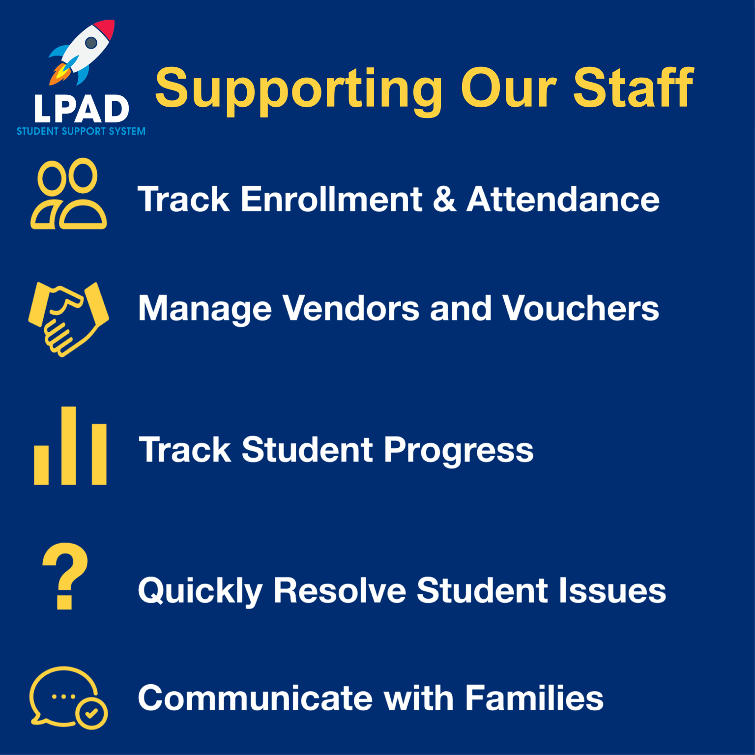 LPAD Student Support System - Visions In Education